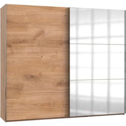 Schwebetürenschrank wimex "Level by fresh to go" Schränke Gr. B/H/T: 250 cm x 216 cm x 65 cm, 2 St., braun (plankeneichefarben) Schranksysteme und Schrankserien