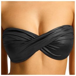 Seafolly - Women's Soleil Twist Bandeau - Bikini-Top Gr 34 schwarz