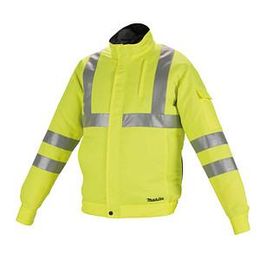 Makita unisex Thermojacke DFJ214ZM neongelb Größe M