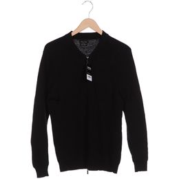 Massimo Dutti Herren Strickjacke, schwarz