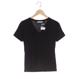 hessnatur Damen T-Shirt, schwarz, Gr. 34