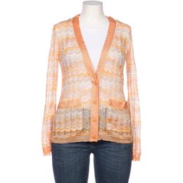 Missoni Damen Strickjacke, orange, Gr. 44