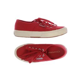 Superga Damen Sneakers, rot, Gr. 37.5