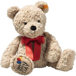 Steiff Soft Cuddly Friends Kuscheltier "Teddybär Jimmy Happy Birthday", 35cm, beige