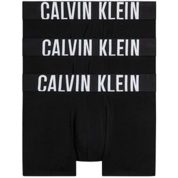 Calvin Klein Intense Power CTN Pants kurz, 3er-Pack, Logo-Bund, für Herren, schwarz, M
