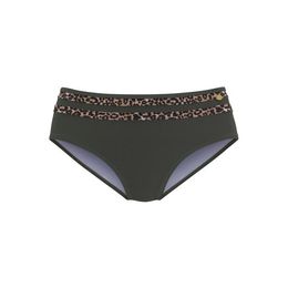 Lascana Highwaist-Bikini-Hose 'Adele' mehrfarbig Gr. 34. Nachhaltig.