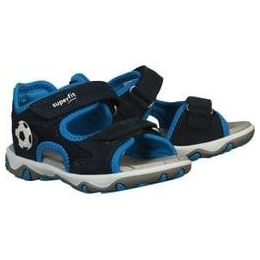 Superfit - Leder-Klettsandalen Mike 3.0 - Fußball In Blau/Türkis Gr.29, 29