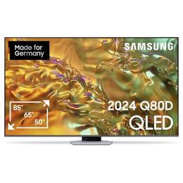 Samsung Neo QLED 4K QN80D QLED-TV 163 cm 65 Zoll EEK G (A - G) CI+, DVB-T2 HD, WLAN, UHD, Smart TV, QLED Schwarz, Silber