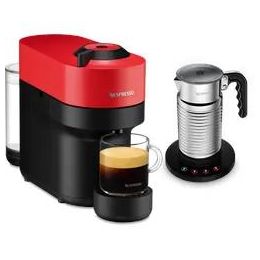 Nespresso Vertuo Pop Spicy Red & Aeroccino 4 Vertuo Kaffeemaschine