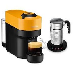 Nespresso Vertuo Pop Mango Yellow & Aeroccino 4 Vertuo Kaffeemaschine