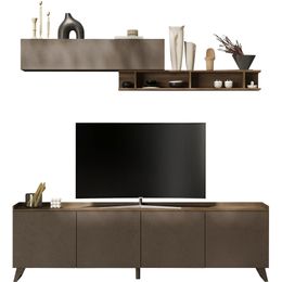 Wohnzimmer-Set Inosign Kastenmöbel-Sets braun (bronzo) TV-Board TV-Sideboard TV-Sideboards 3-teilig