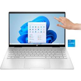 HP Notebook "14-ek20" Notebooks 14-ek2077ng Gr. 8 GB RAM 512 GB SSD Core 5, silberfarben (natursilber) Laptops