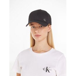 Calvin Klein Jeans Baseball Cap SEASONAL PATCH CAP mit Logoprägung, schwarz