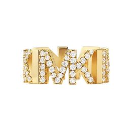 Michael Kors Fingerring PREMIUM, MKJ7961710, mit Zirkonia (synth), gelb|goldfarben|weiß