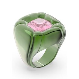 Swarovski Fingerring Dulcis Cocktail Ring, 5610803,5609721, 5610804,5609725, mit Swarovski® Kristall, grün|rosa