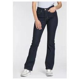 Mendler Bootcut-Jeans LEVI'S "315 Shaping Boot" Gr. 26, Länge 32, blau (darkest sky) Damen Jeans Bootcut
