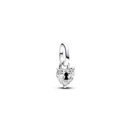 Pandora Charm-Einhänger Me 793086C01 Mini-Charm-Anhänger Schlüsselloch Herz Zirkonia Silber