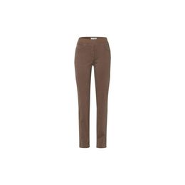 RAPHAELA by Brax 5-Pocket-Jeans taupe (1-tlg)