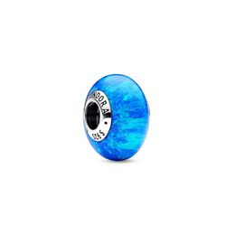 Pandora Charm-Einhänger 791691C02 Charm Damen Schillerndes Tiefblaues Ozean Opal Sterling-Silb