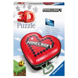 RAVENSBURGER VERLAG Herzschatulle - Minecraft (Kinderpuzzle)