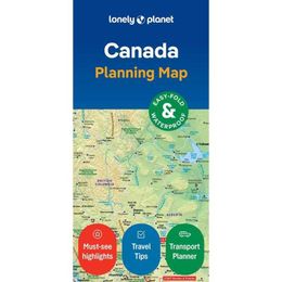Lonely Planet Canada Planning Map, Karte (im Sinne von Landkarte)