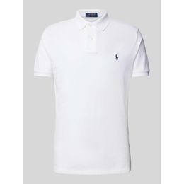 Polo Ralph Lauren Slim Fit Poloshirt mit Label-Stitching