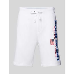 Polo Sport Ralph Lauren Shorts mit Label-Print und elastischem Bund