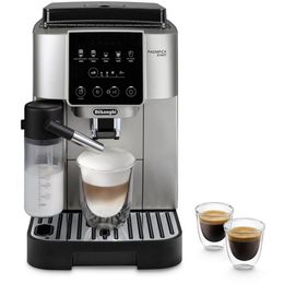 De'Longhi De'Longhi Kaffeevollautomat Magnifica Start ECAM220.80.SB, intuitives Bedienfeld mit Soft-Touch-Symbolen, silber-schwarz, schwarz