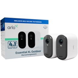 ARLO ESSENTIAL 2 XL FHD Outdoor Camera 2er-Pack Smart Home Kamera (Außenbereich, 2-tlg)