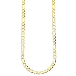 Bruno Banani Kette ohne Anhänger Schmuck Geschenk Silber 925 Halsschmuck Halskette Figarokette, gelb|goldfarben