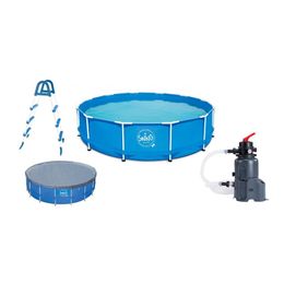 Mountfield Framepool (Set, 4-tlg), ØxH: 366x84 cm, blau