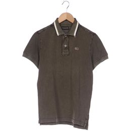 Napapijri Herren Poloshirt, grün, Gr. 46