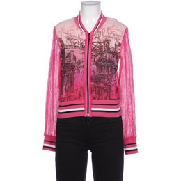 Biba Damen Strickjacke, pink, Gr. 34