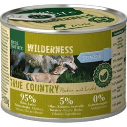 REAL NATURE WILDERNESS Junior True Country Huhn & Lachs 12x200 g
