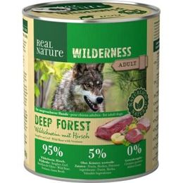 REAL NATURE WILDERNESS Adult Deep Forest Wildschwein mit Hirsch 24x800 g