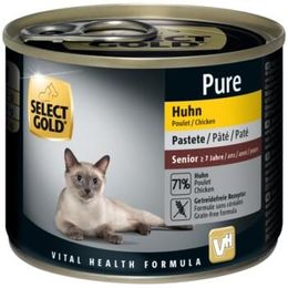 SELECT GOLD Pure Senior Paté Huhn 6x200 g