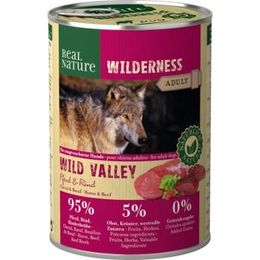 REAL NATURE WILDERNESS Adult Wild Valley Pferd & Rind 12x400 g