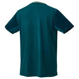 Herren T-Shirt Yonex Men's Crew Neck Shirt 10559 Blue Green XXXL - Blau - 3XL