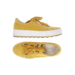 Gabor Damen Sneakers, gelb, Gr. 5