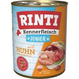 Rinti Kennerfleisch Junior Huhn 24x800 g