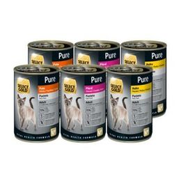 SELECT GOLD Adult Pure Mixpaket 6x400 g