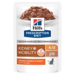 Hill's Hill's Prescription Diet k/d + Mobility Feline mit Huhn 12x85 g