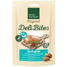 REAL NATURE Original Deli Bites 150g Lachsfilet mit Gojibeere, Matcha & Kokosöl