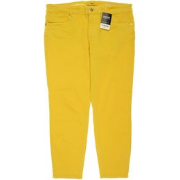 Brax Damen Jeans, gelb, Gr. 46