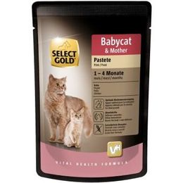 SELECT GOLD Babycat & Mother Pastete Huhn 24x85 g