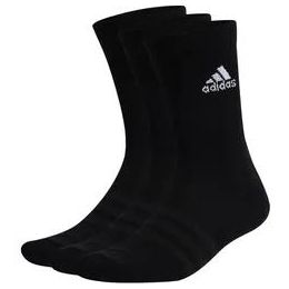 Socken Adidas Cushioned Crew Socks 3 Pairs Black L - Schwarz - L