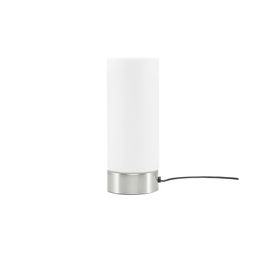 KHG LED Tischleuchte 1-flammig &brvbar; silber &brvbar; Ma&szlig;e (cm): H: 25,5 &Oslash;: [10.0] &raquo; Sconto