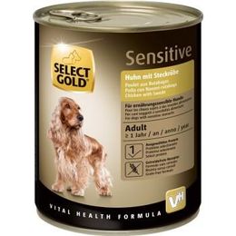 SELECT GOLD Sensitive Adult Huhn mit Steckrübe 24x800 g