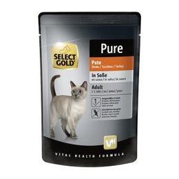 SELECT GOLD Adult Pure in Soße Pute 24x85 g