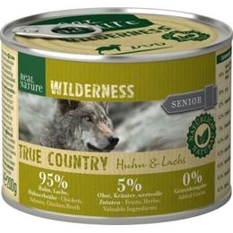 REAL NATURE WILDERNESS Senior True Country Huhn & Lachs 6x200 g